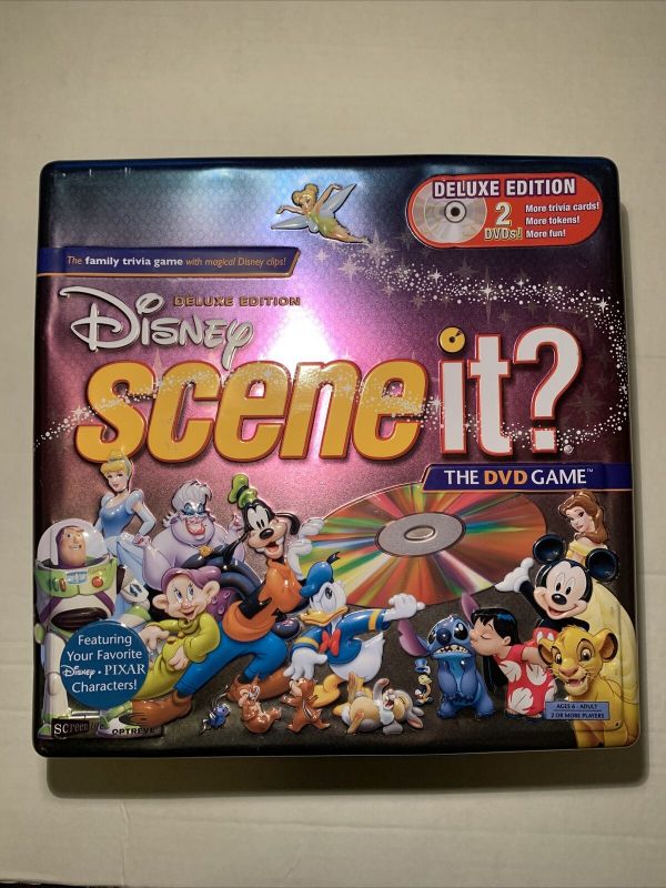 COMPLETE Disney Scene It Deluxe Edition (COLLECTOR TIN) DVD Game ...