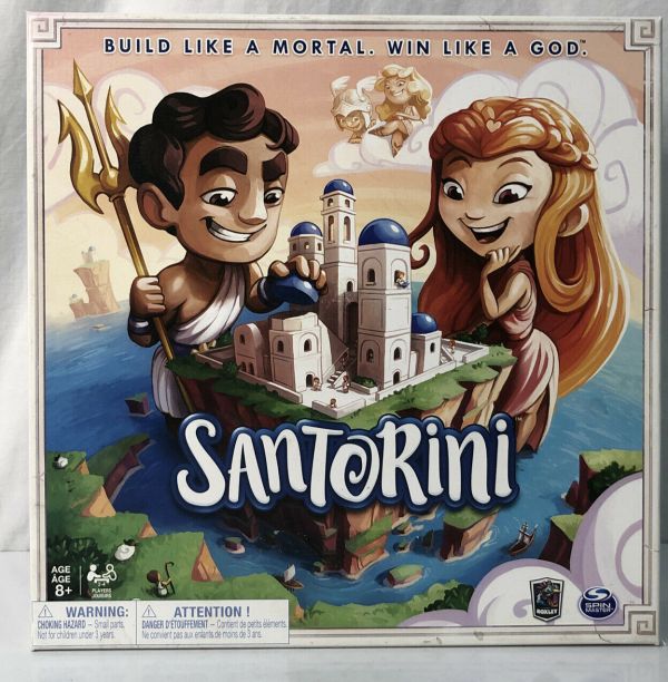 Santorini Board Game: Build Like A Human, Win Like A God Spin Master ...