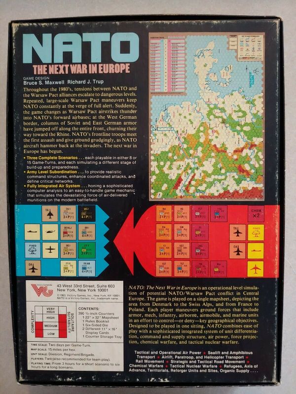 NATO: The Next War In Europe By Victory Games VG | #61388105