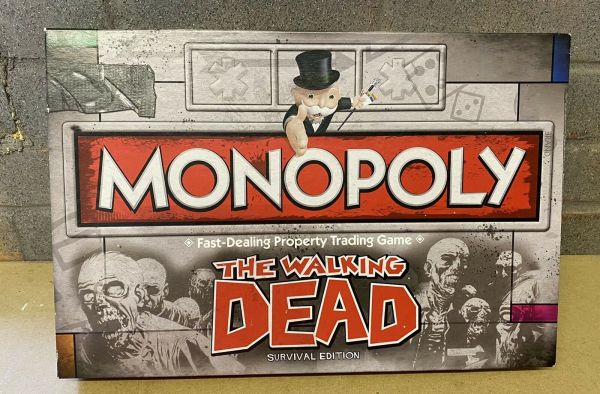 MONOPOLY THE WALKING DEAD EDITION - HASBRO 2016 - 100 Complete Vgc ...