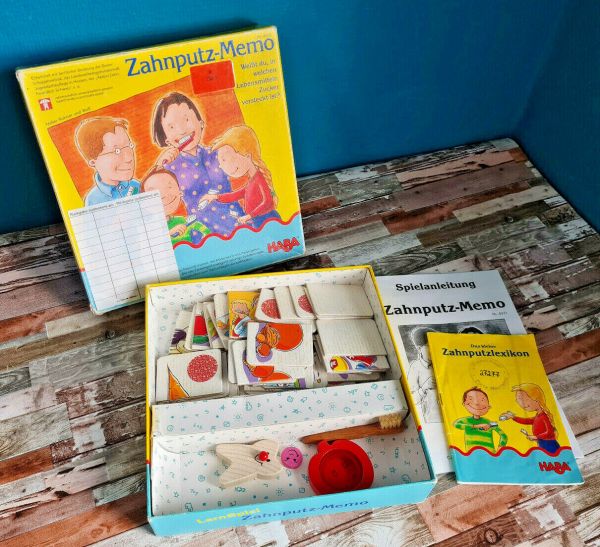 Zahnputz - Memo Von HABA Für Kinder Ab 4 Atelier Rohner Und Wolf ...