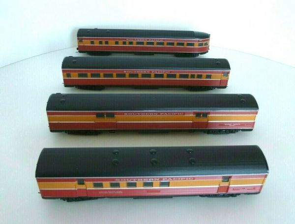 Set Of 4 Athearn HO Scale Southern Pacific Daylight Passenger Railway ...