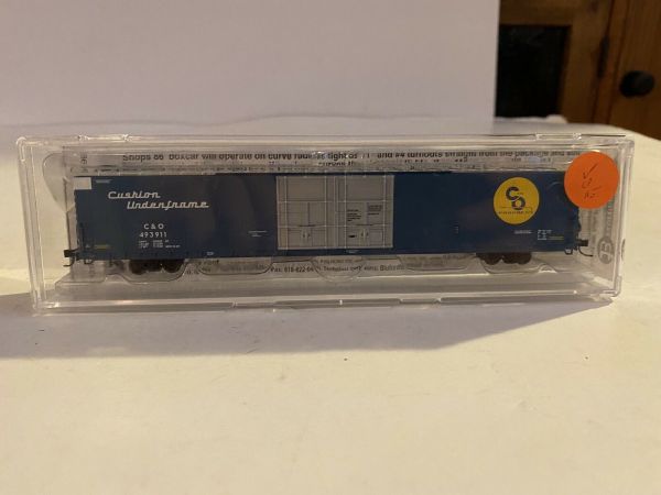 BLUFORD SHOPS N Scale Train 86’ Auto Parts Boxcar Double Door C & O ...