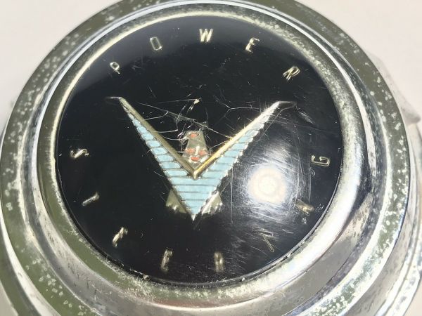 Vintage Ford Thunderbird Horn Button Emblem Badge T - Bird Metal Script ...