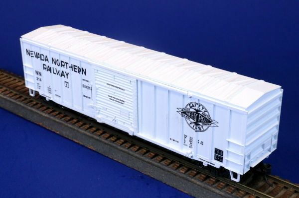 HO Scale Nevada Northern Railroad 50 ' Freight Box Car 214 | #61587375