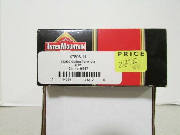 Intermountain HO Scale ADM 19, 600 Gal. Tank Car 19517 | #61594306