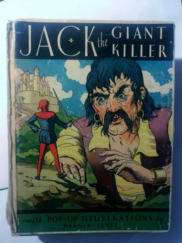 Vintage 1932 Jack The Giant Killer Fairy Tale Pop Up Book | #61623701