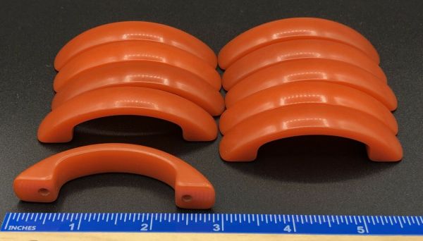 10 Vintage Orange Bakelite Art Deco Drawer Pulls Cabinet Handles 1930s ...
