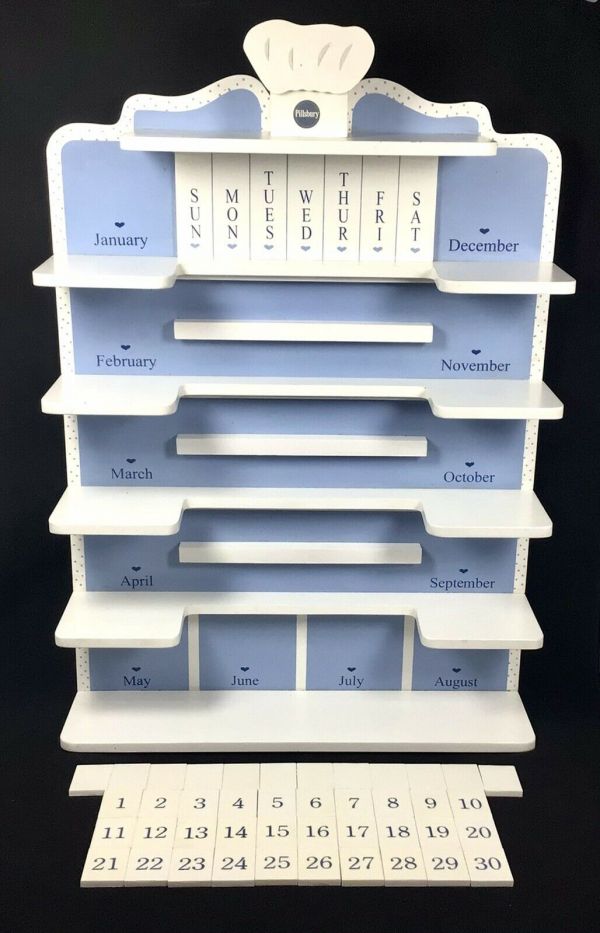 VINTAGE 1997 Danbury Pillsbury Doughboy Calendar Figurines Display ...