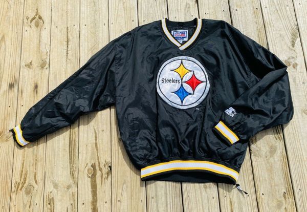 Vintage Pittsburgh Steelers Starter Pullover Jacket Men’s Size XL Pro ...