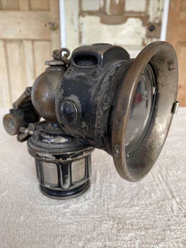 VINTAGE JOSEPH LUCAS CALCIA CLUB CARBIDE ACETYLENE BICYCLE MOTORCYCLE ...