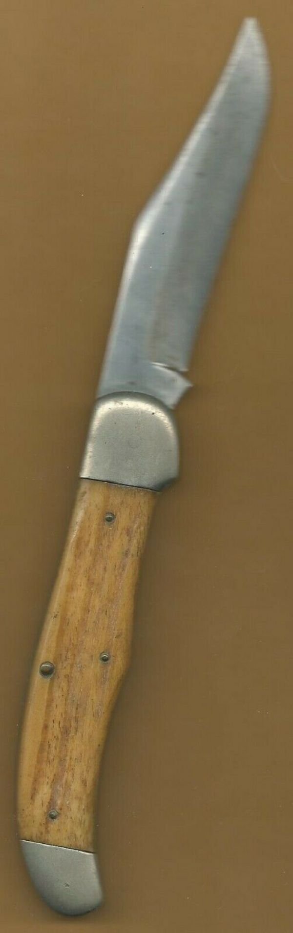 VINTAGE QUEEN STEEL ONE BLADE FOLDING POCKET KNIFE BONE HANDLE VERY ...