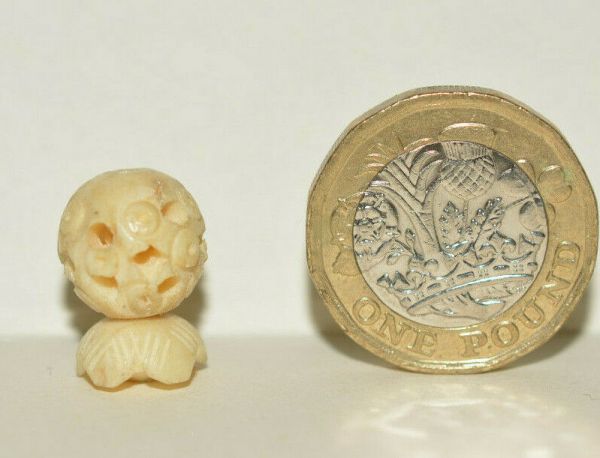 Dolls House Miniature 1:12 Scale Vintage Pomander - Miniature Carved ...